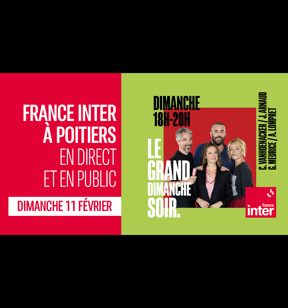 France Inter : Le Grand Dimanche soir en direct du TAP - TAP - Scène ...